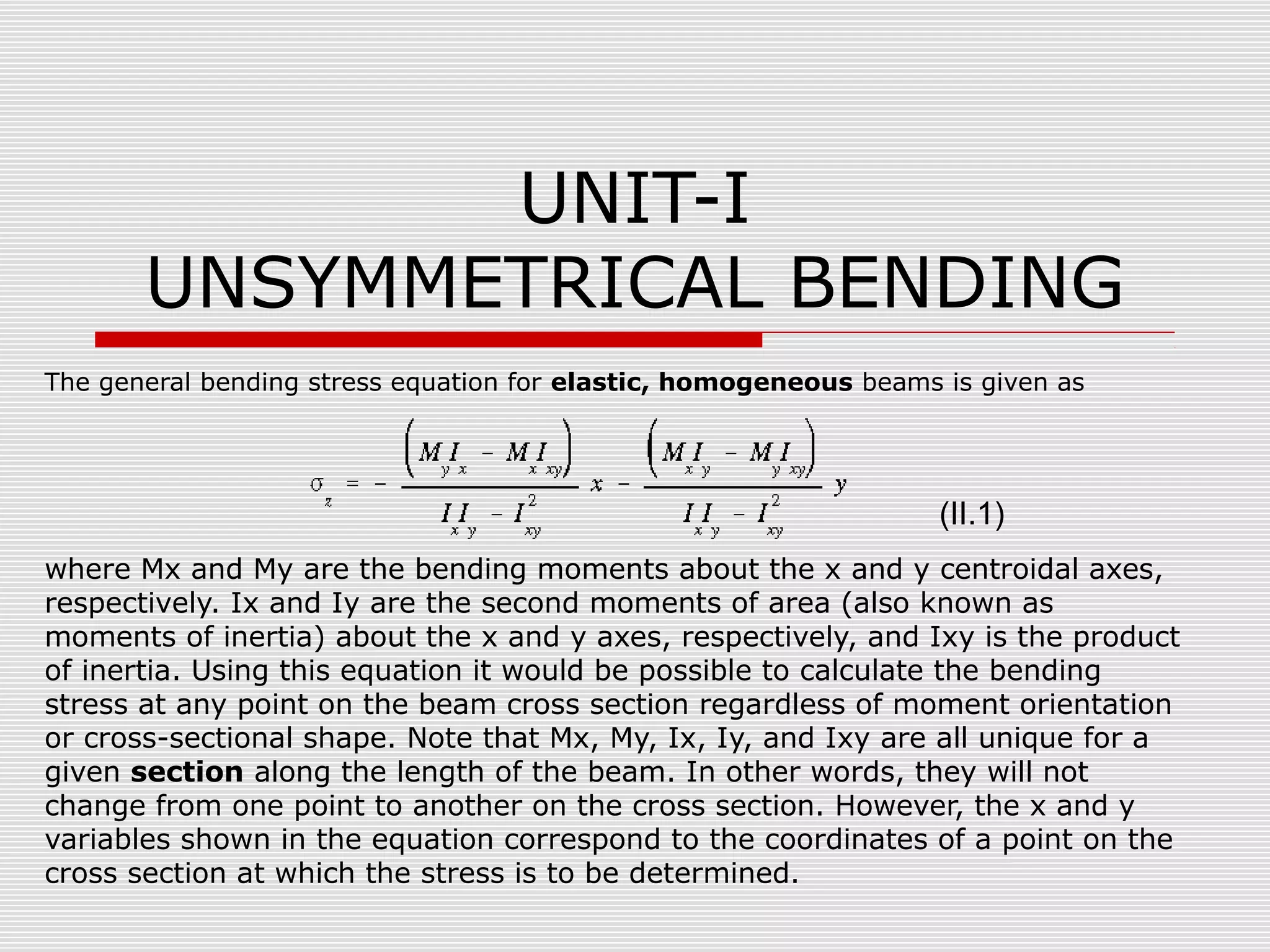 Advanced structures - wing section, beams, bending, shear flow and ...
