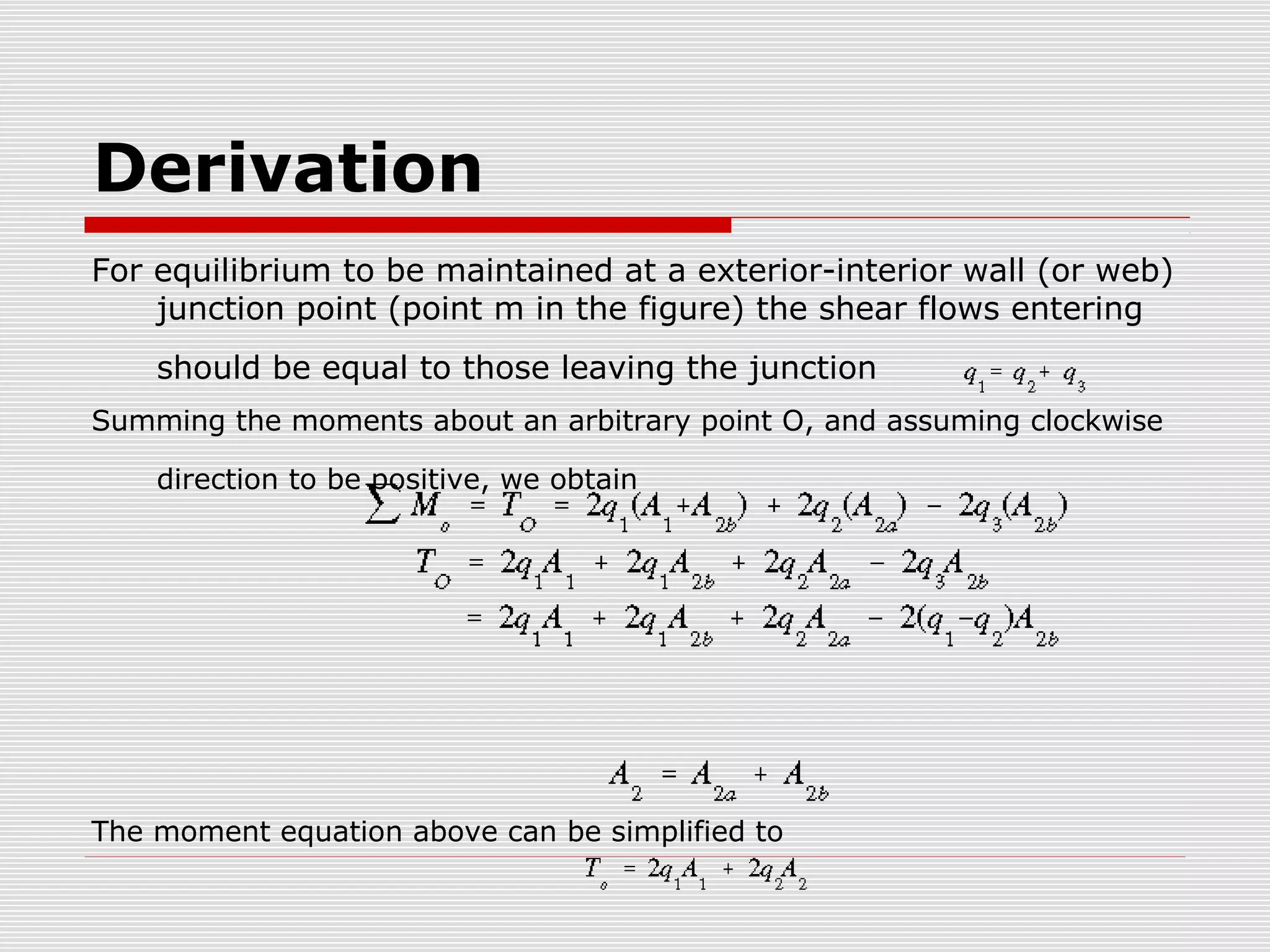 Advanced structures - wing section, beams, bending, shear flow and ...