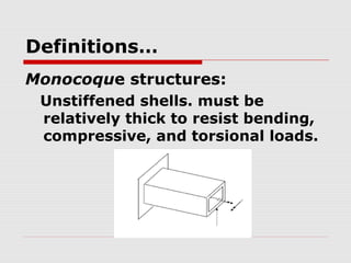 Advanced structures - wing section, beams, bending, shear flow and ...