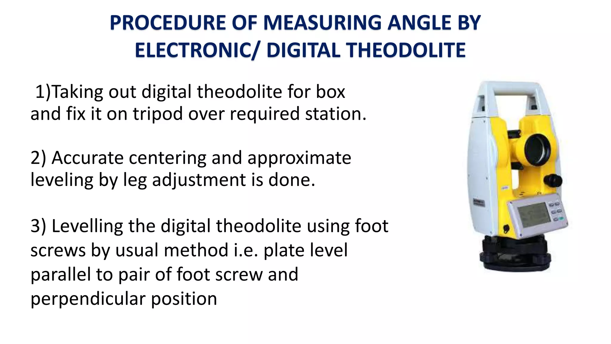 Advanced surveying equipment ppt | PPTX