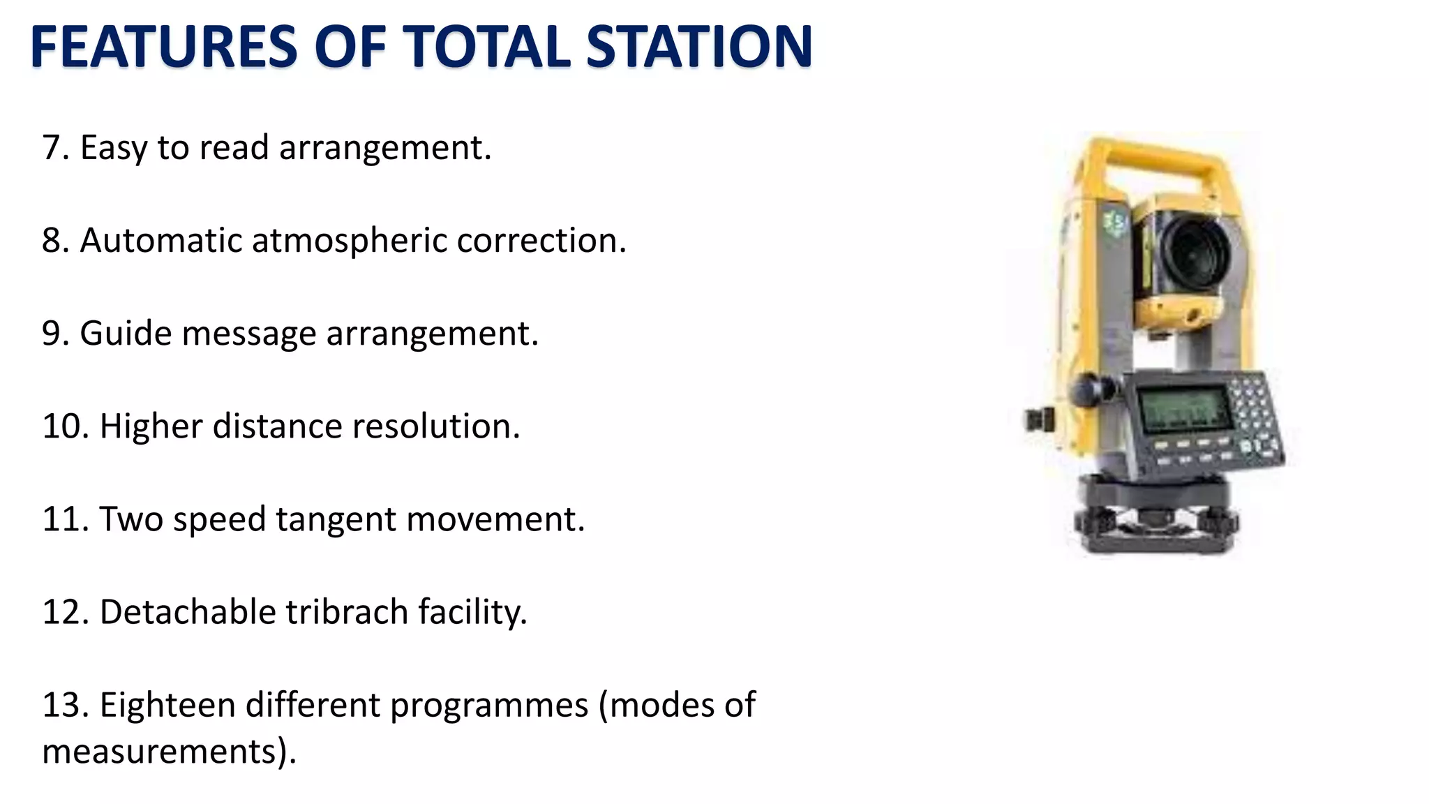 Advanced surveying equipment ppt | PPTX