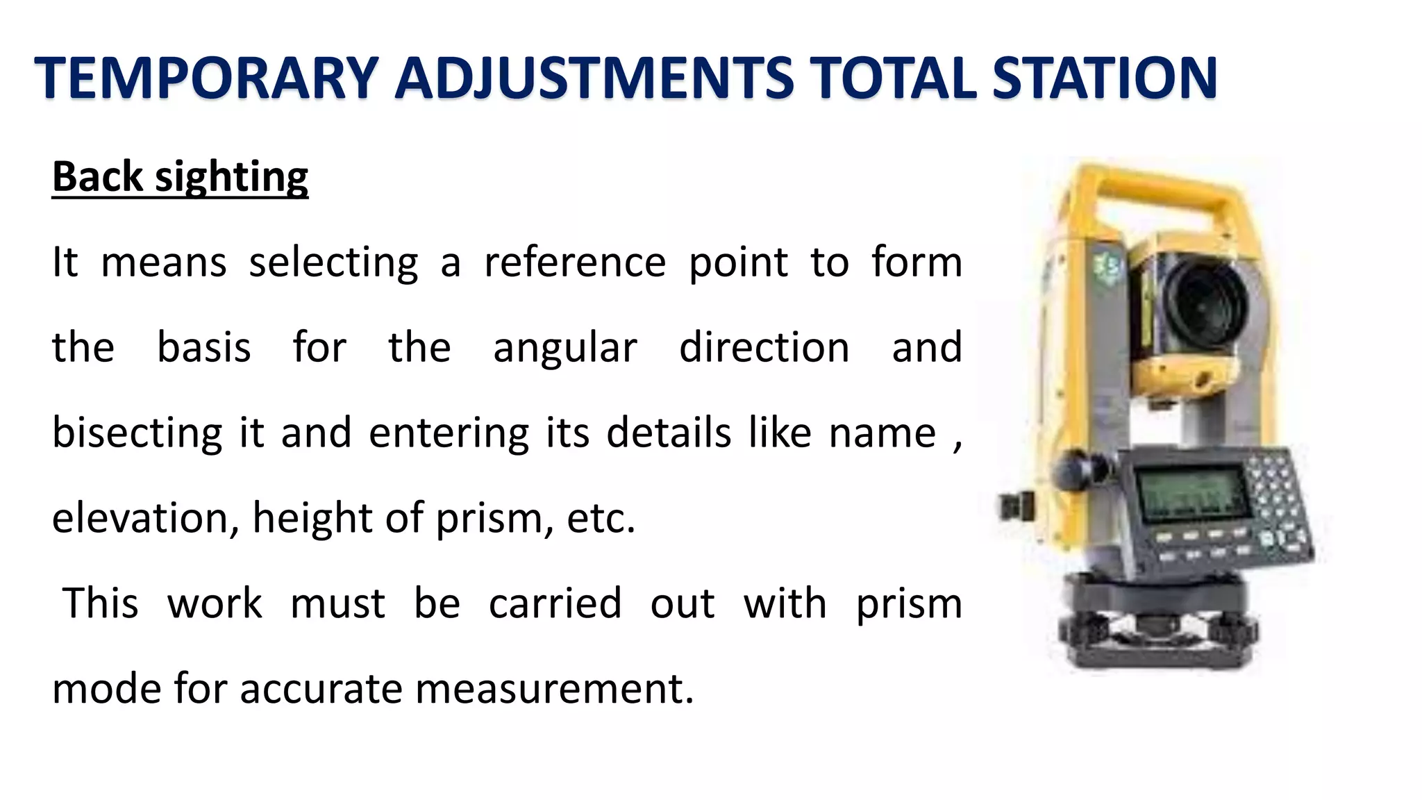 Advanced surveying equipment ppt | PPTX