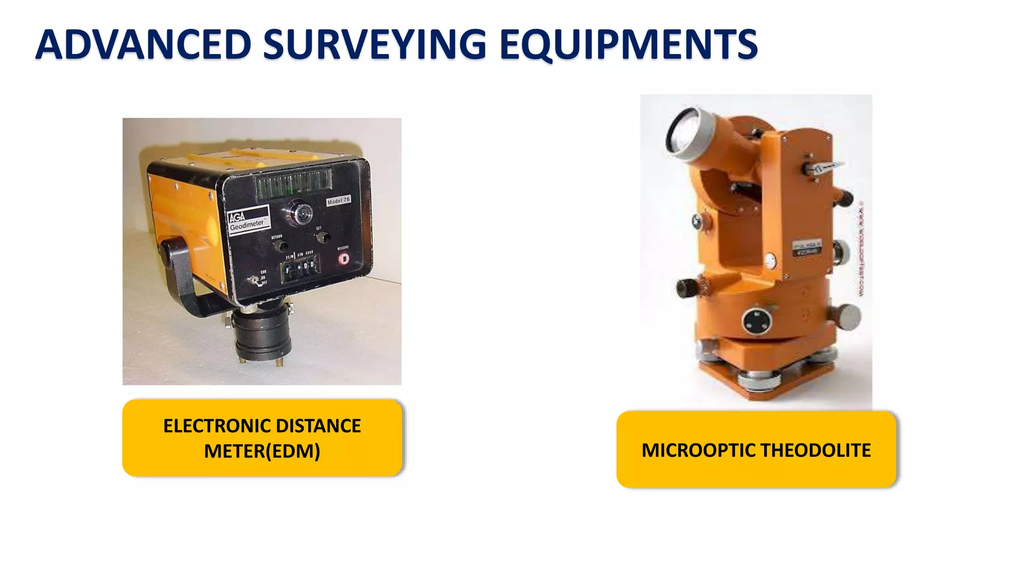 Advanced surveying equipment ppt | PPTX
