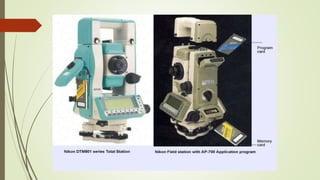 Advanced surveying instruments | PPTX