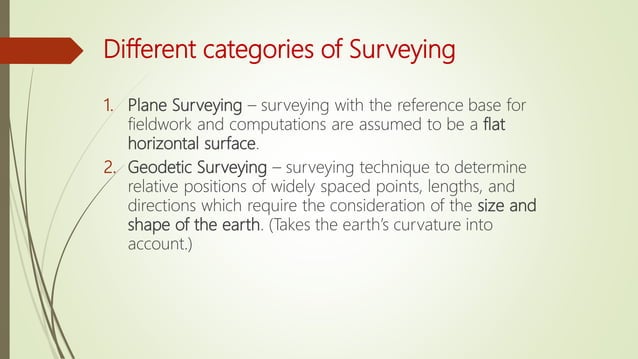 Advanced surveying instruments | PPTX | Geography | Science