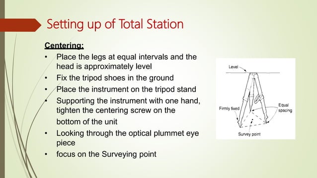 Advanced surveying instruments | PPTX | Geography | Science