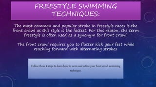 Advanced Swimming | PPTX