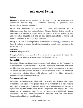 Advanced swing | PDF