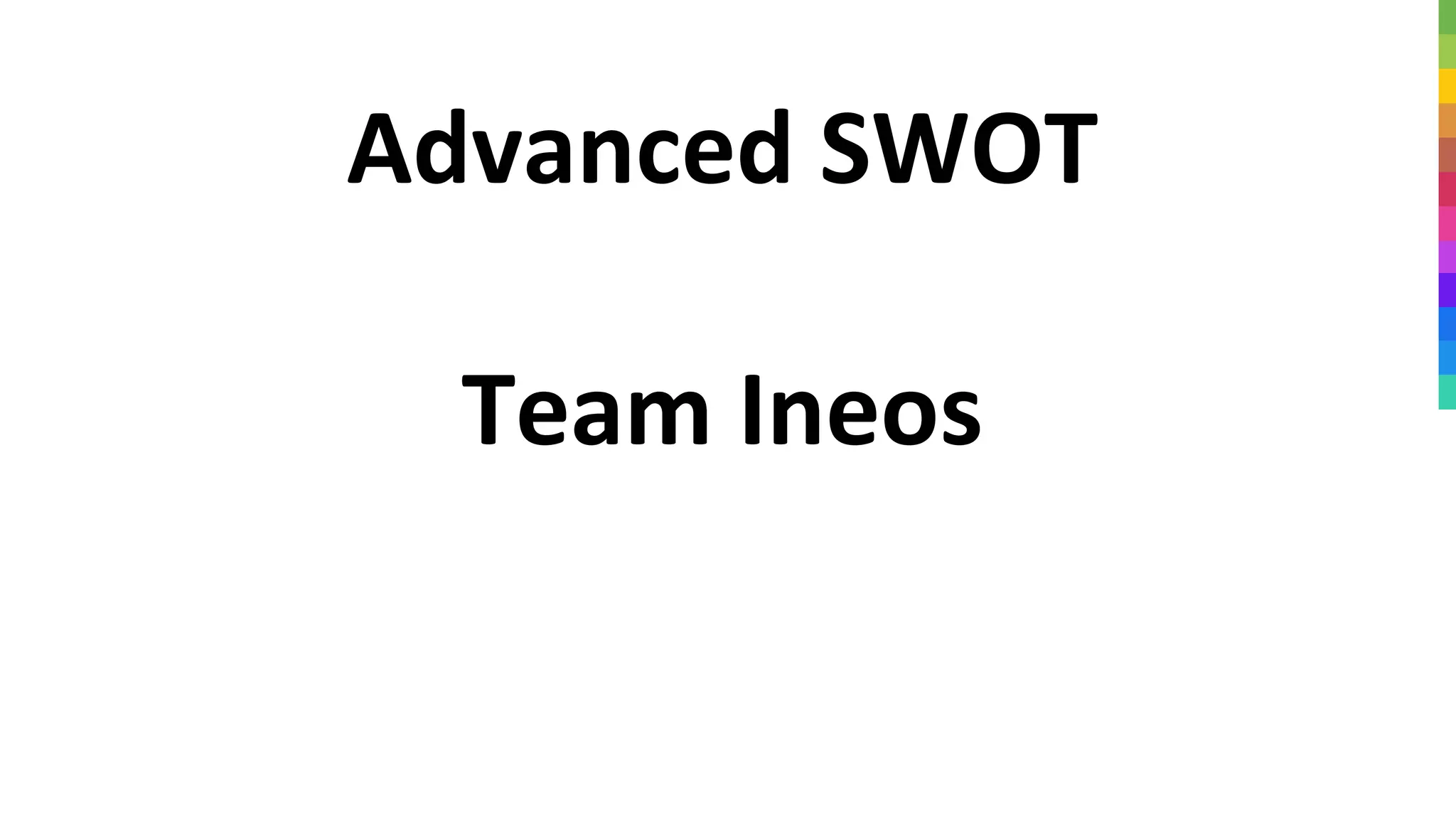 Advanced swot | PPT