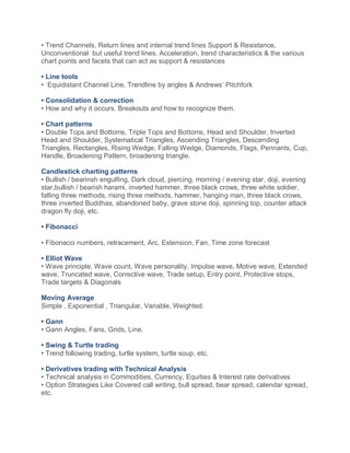 Advanced technical analysis | PDF