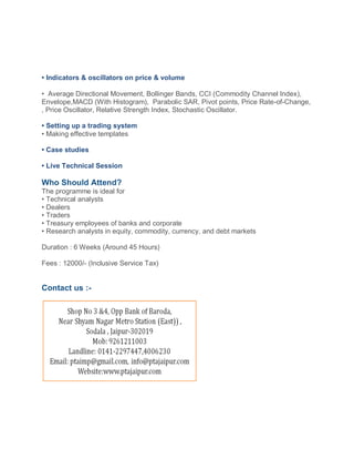 Advanced technical analysis | PDF