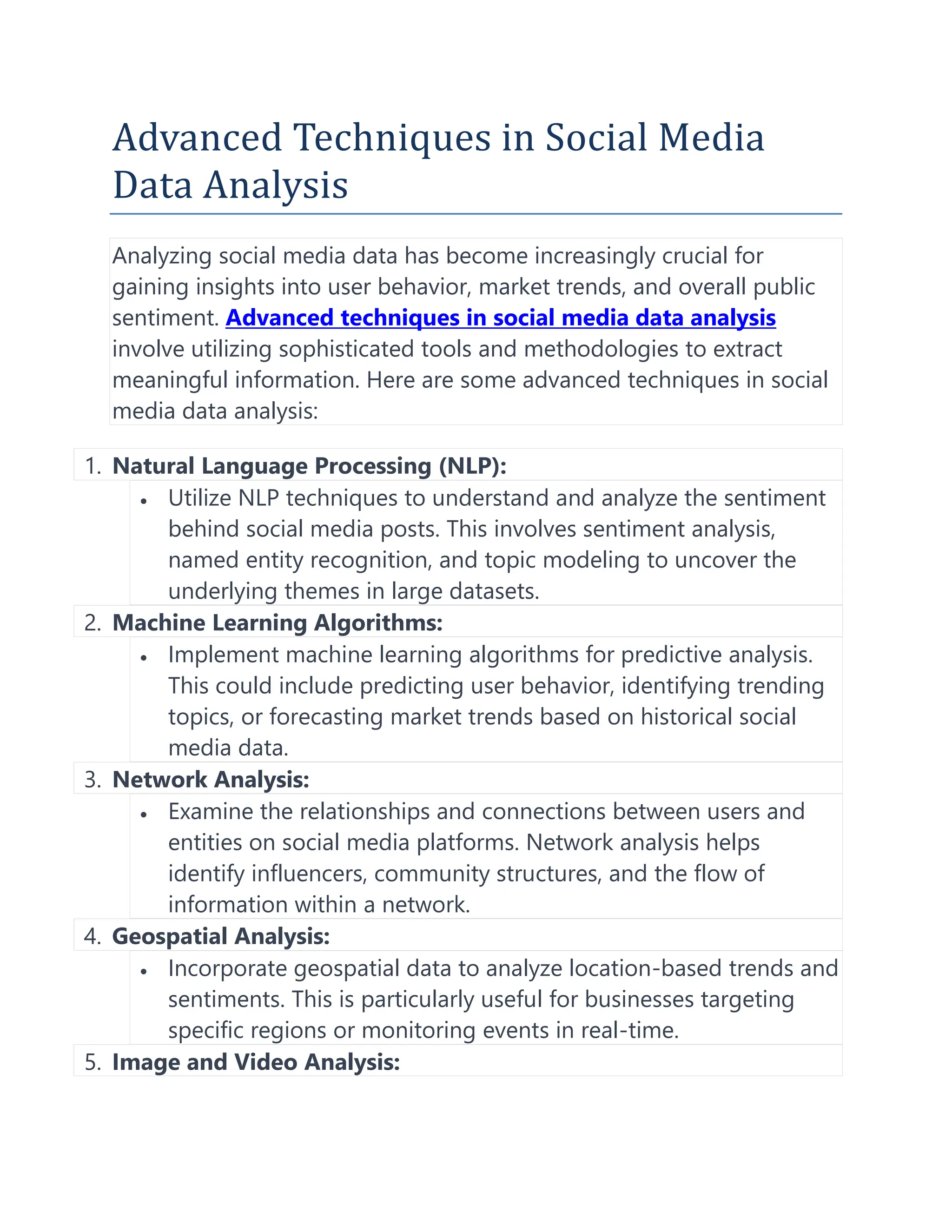 Advanced Techniques in Social Media Data Analysis.docx