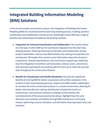 Advanced Techniques in Steel Shop Drawings & Detailing | PDF