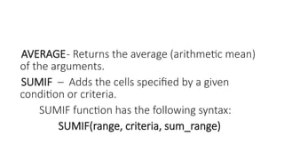 Advanced Techniques using Microsoft Excel Powerpoint | PPTX