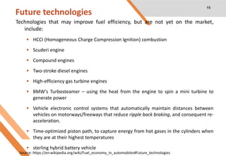 Advanced technology for fuel effieciency | PPTX