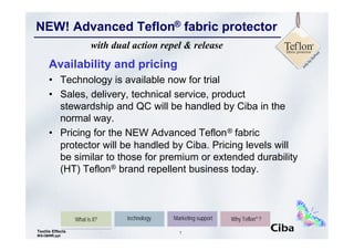 Advanced teflon(r)presentation external | PPT | Free Download