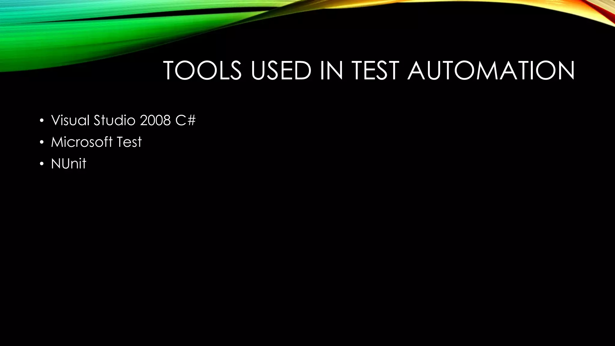 Advanced Software Test Automation Ppt