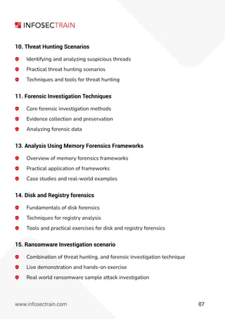 Advanced Threat Hunting Digital forensics and incident response training | PDF