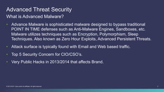 Advanced threat security - Cyber Security For The Real World | PPT