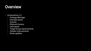 Advanced Timeline and Cinemachine | PPT