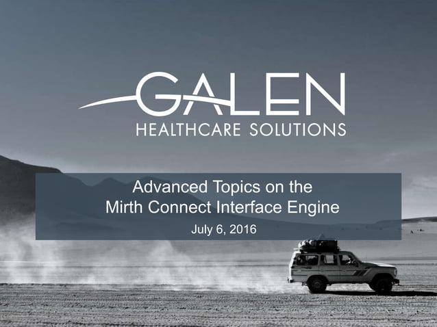 Advanced Topics on the Mirth Connect Interface Engine | PPTX ...