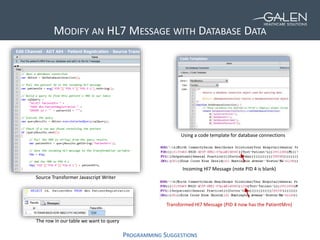 Advanced Topics on the Mirth Connect Interface Engine | PPTX