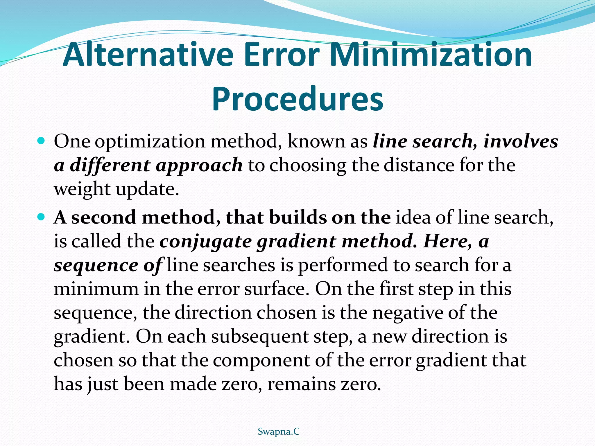 Advanced topics in artificial neural networks | PPTX