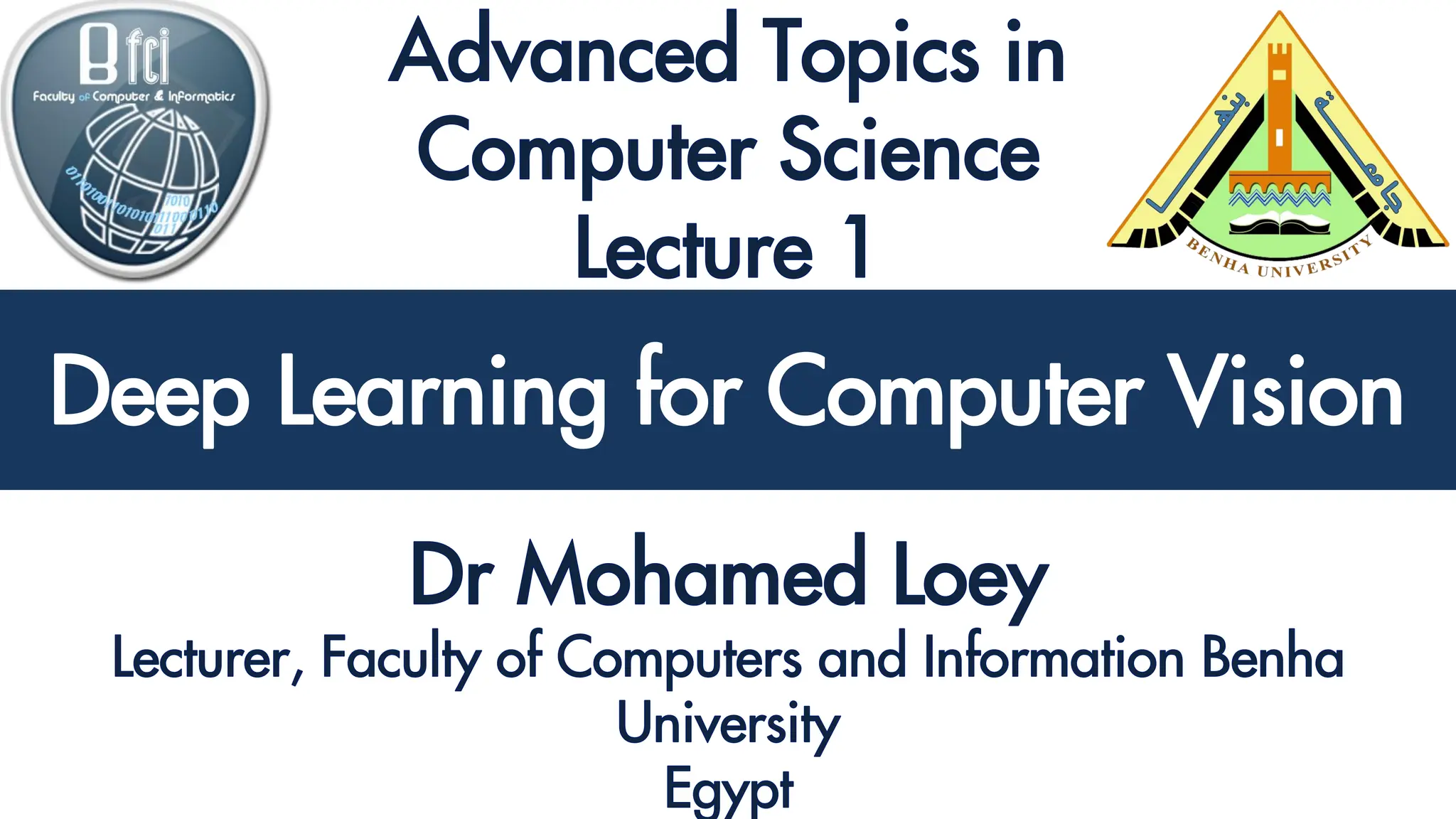 Lecture 1: Deep Learning for Computer Vision | PDF | Artificial Intelligence | Technology ...