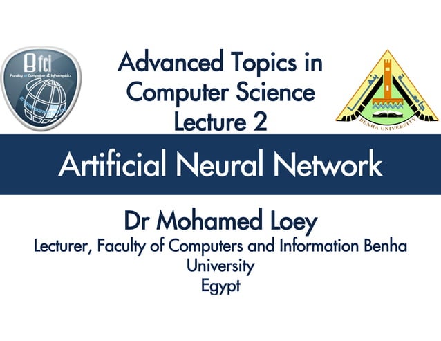 Lecture 2: Artificial Neural Network | PDF | Web Development | Internet