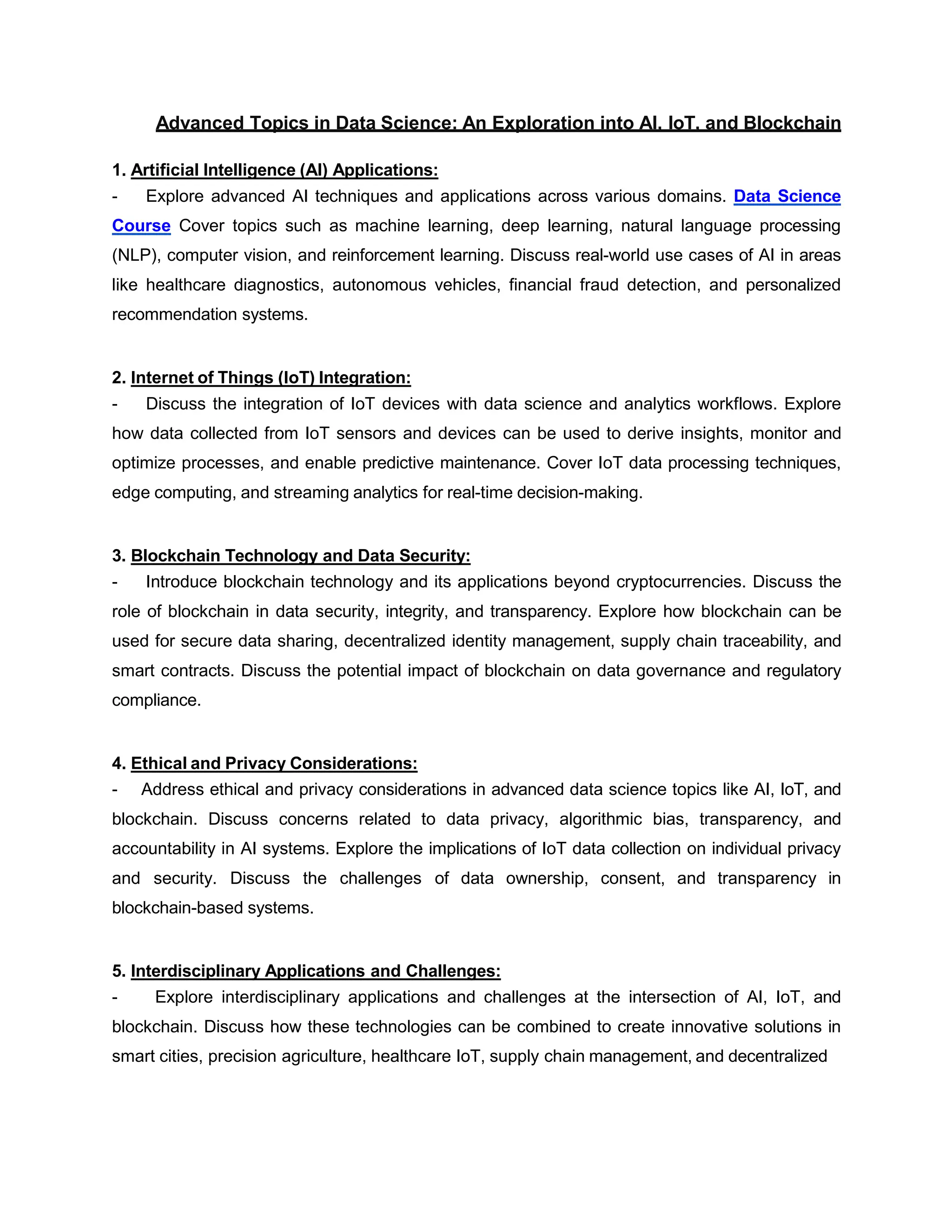 Advanced Topics in Data Science_ An Exploration into AI, IoT, and Blockchain.pptx