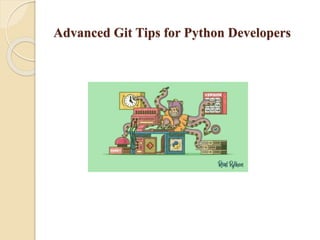 Advanced topics with python | PPTX