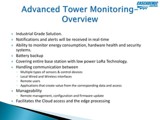 Advanced tower monitoring solutions | PDF | Internet of Things | Internet