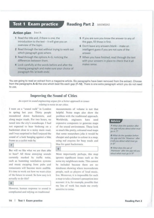 Advanced trainer 6 practice tests with answers book4joy (1) | PDF
