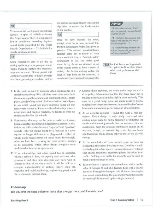 Advanced trainer 6 practice tests with answers book4joy (1) | PDF