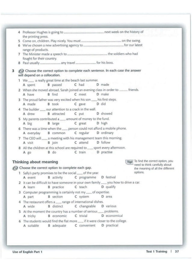 Advanced trainer 6 practice tests with answers book4joy (1) | PDF
