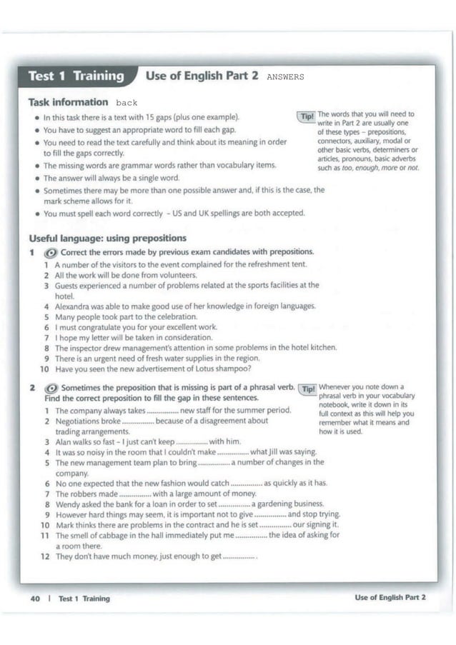 Advanced trainer 6 practice tests with answers book4joy (1) | PDF