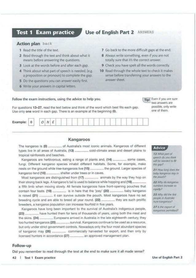 Advanced trainer 6 practice tests with answers book4joy (1) | PDF