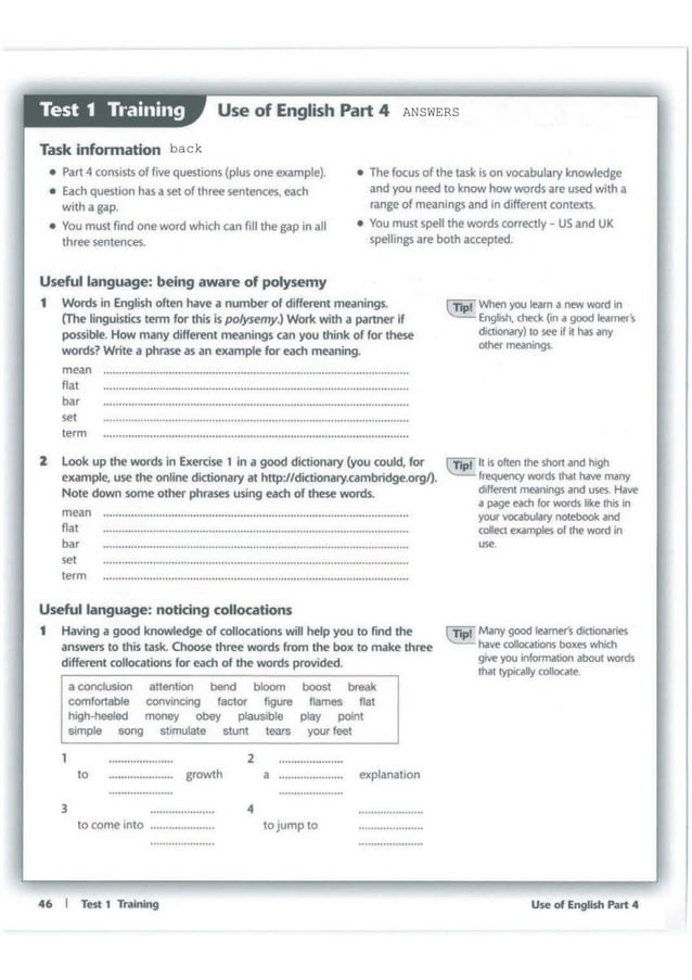 Advanced trainer 6 practice tests with answers book4joy (1) | PDF