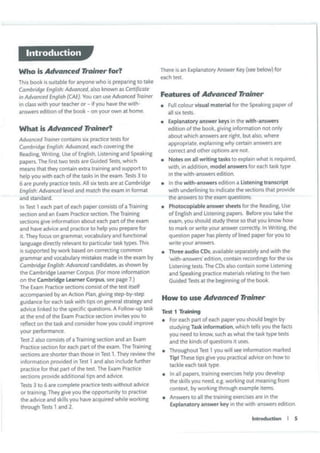 Advanced trainer 6 practice tests with answers book4joy (1) | PDF