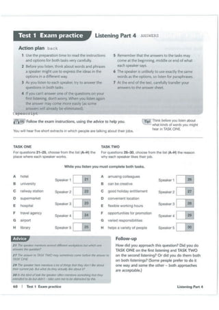 Advanced trainer 6 practice tests with answers book4joy (1) | PDF