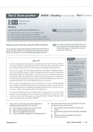 Advanced trainer 6 practice tests with answers book4joy (1) | PDF