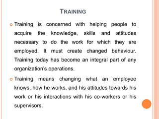 Advanced training techniques | PPTX