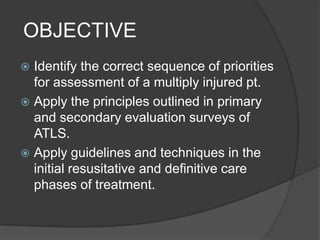 Advanced trauma and life support (atls) | PPT