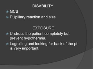Advanced trauma and life support (atls) | PPT