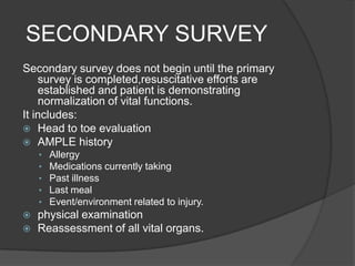 Advanced trauma and life support (atls) | PPT