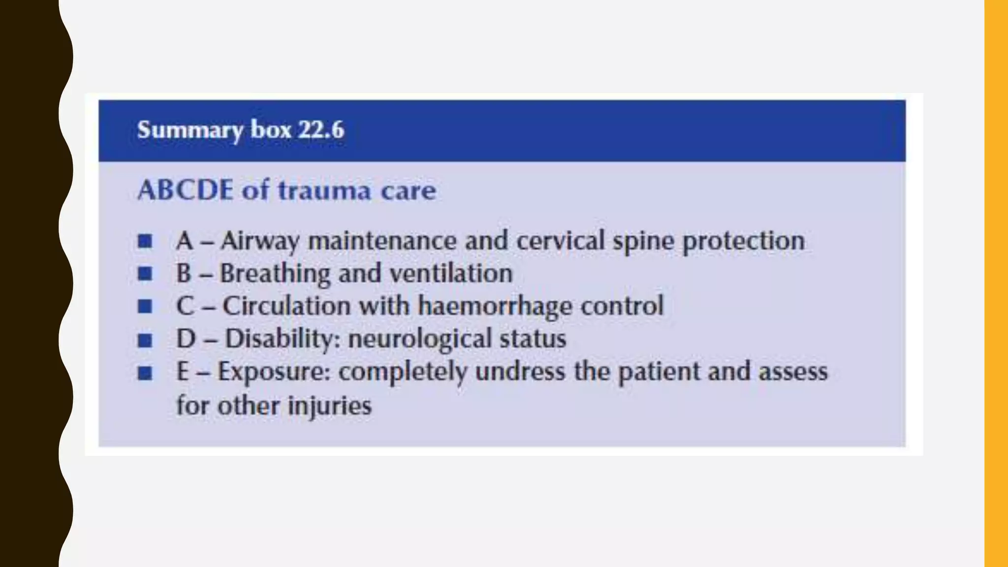 Advanced Trauma Life Support - ATLS | PPTX