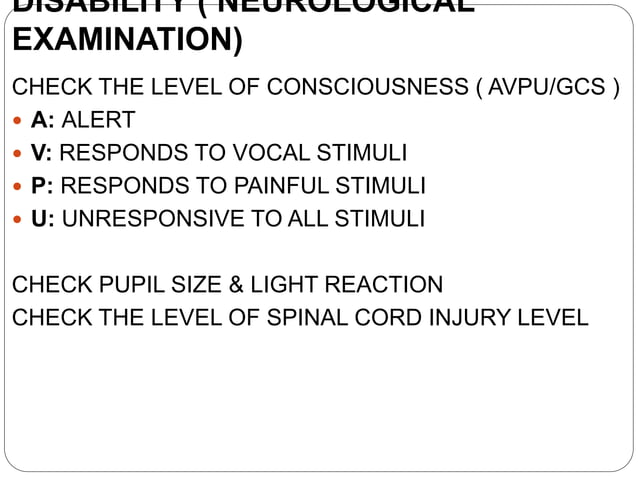 Advanced trauma life support (atls) | PPTX