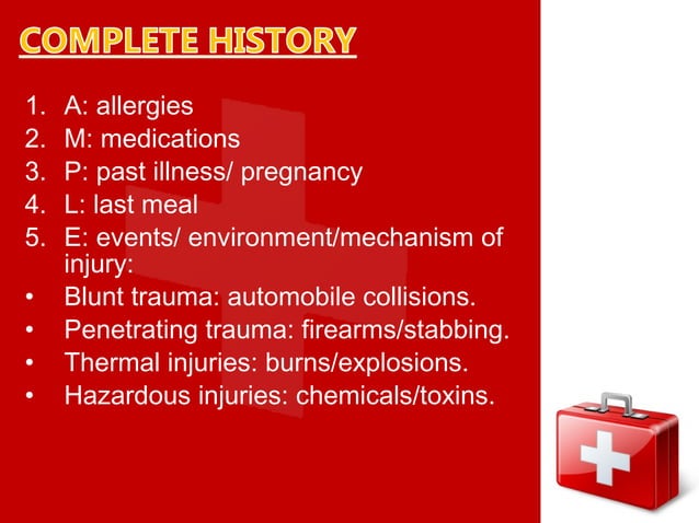 Advanced trauma life support (atls) | PPT | First Aid | Injuries