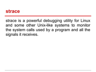 Advanced troubleshooting linux performance | PPT
