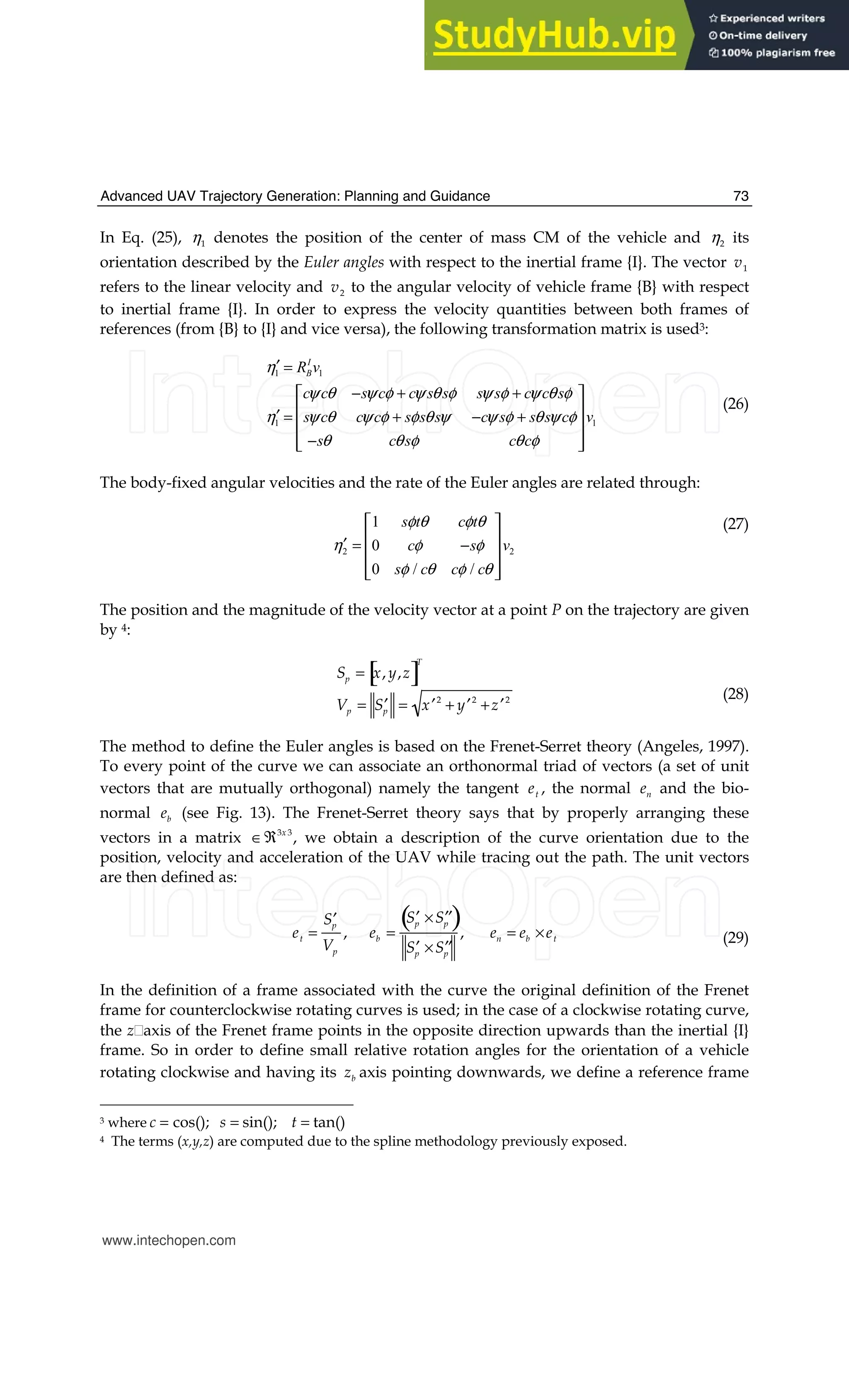 Advanced UAV Trajectory Generation Planning And Guidance | PDF